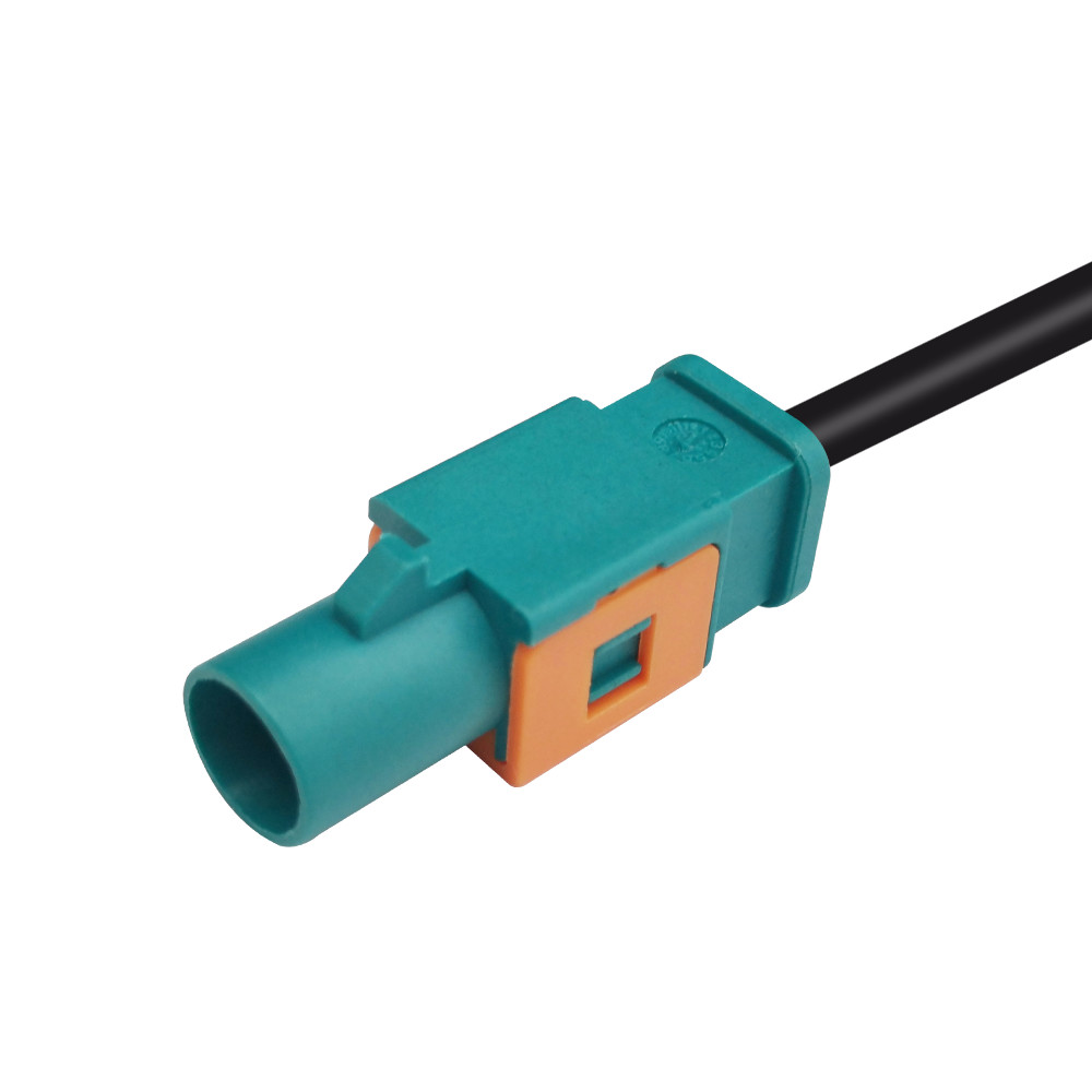 Z Type Straight FAKRA Extension Cable Male To Male Coaxial Connector