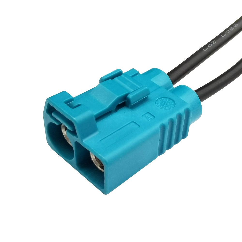 LVDS 4 Pin FAKRA HSD Cable Wiring Harness For Car Antenna Cable Adapter