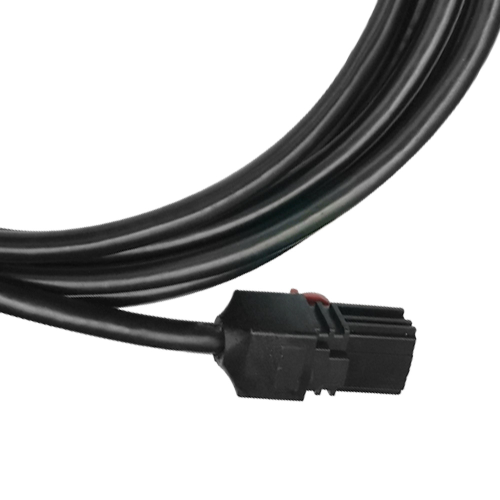 12 PIN Black Male Connector HSD Cable To Ethernet RJ45 Crystal Head Plug