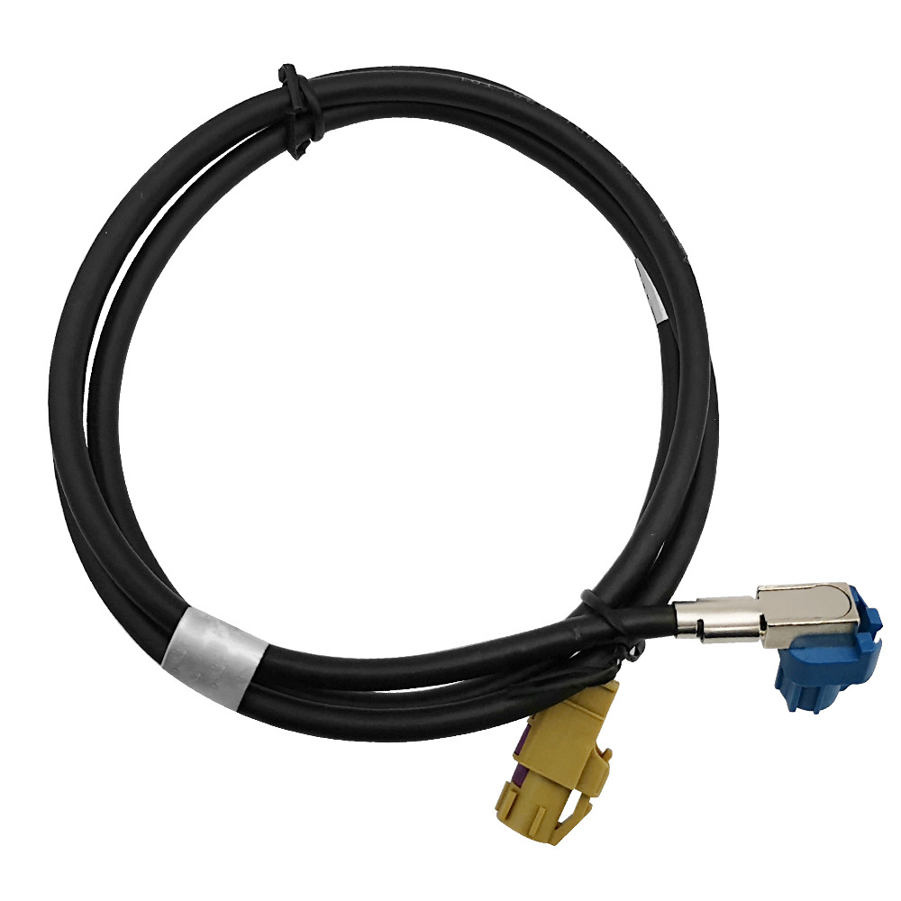 Right Angle HSD LVDS Cable Wiring Harness Code C To K Female Connector