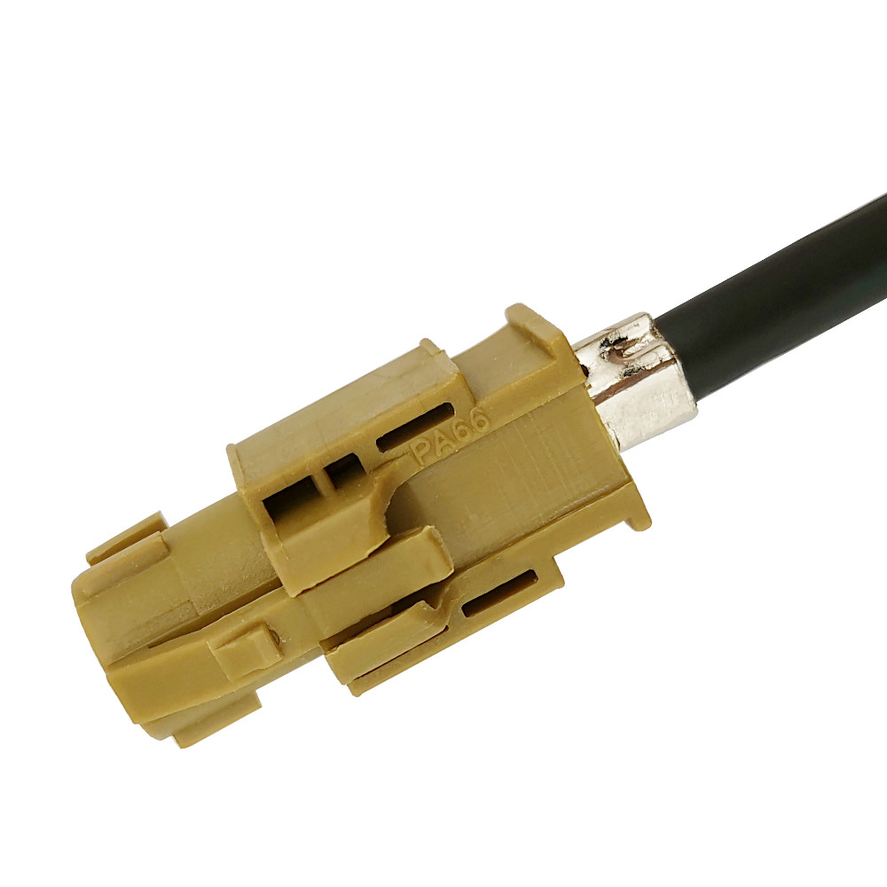 Right Angle HSD LVDS Cable Wiring Harness Code C To K Female Connector