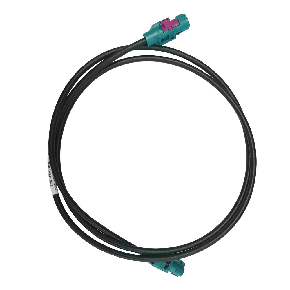 2 Pins H Mtd Fakra Automotive Ethernet Cable Code Z Fakra Data Transfer Cable