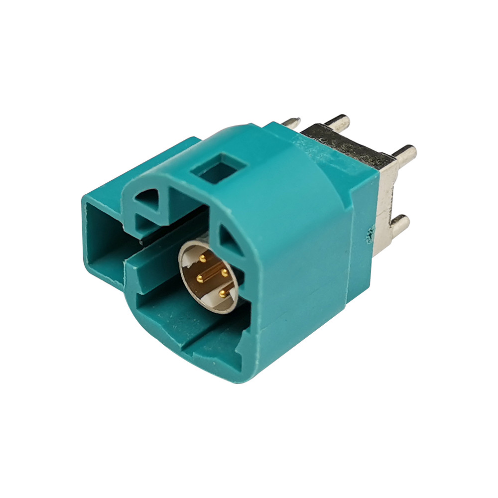 Portable FAKRA Z Type Connector Lightweight 4+2 Pin For Automotive