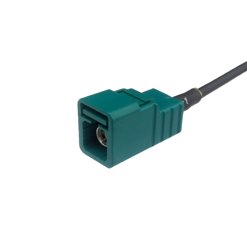 Stable RF FAKRA Coax Cable Code Z Waterblue Color For Car Antenna