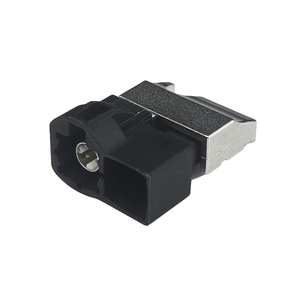 High Speed HSD Connector Automotive Plug Right Angle 4+4 Pin PCB Mount