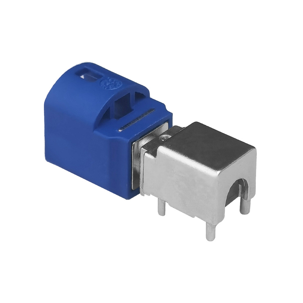 E-Mark FAKRA HSD LVDS 4 Pin Connector 90 Degree Blue Color Plug For BMW