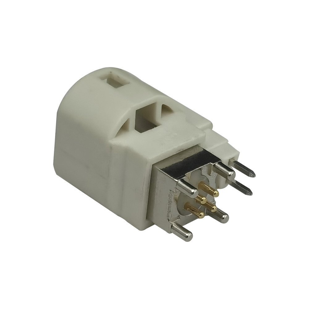 FAKRA HSD 4+2 PIN 100Ω PCB Mount Coaxial Connector for Automotive