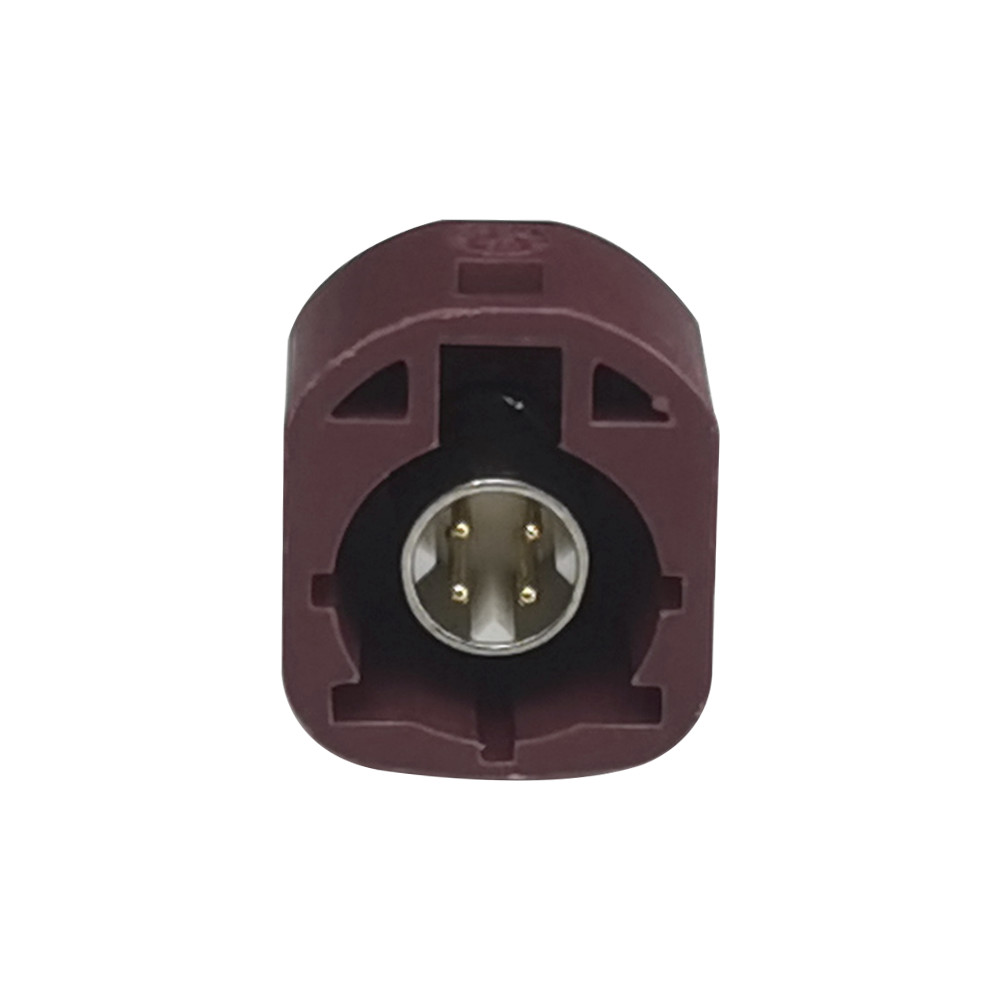 FAKRA HSD Connector D Coding Straight Vehicle Connector GPS Signal PCB ...