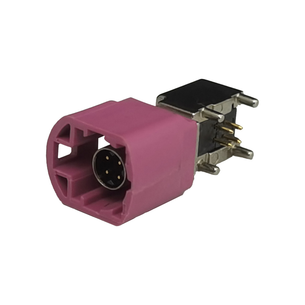 FAKRA HSD Connector with 100Ω Impedance - Right Angle Type - For High ...