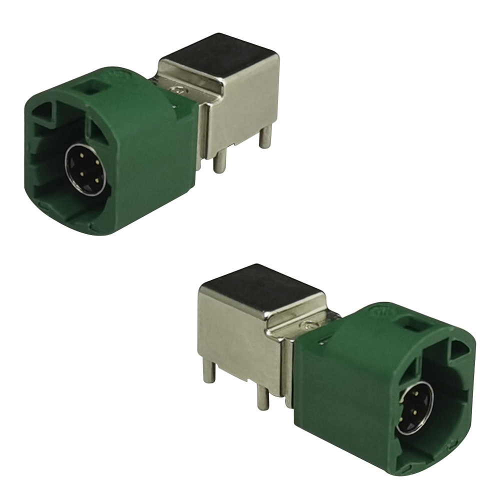 FAKRA HSD Connector Auto Vehicle LVDS 4pin Signal Connector For Benz