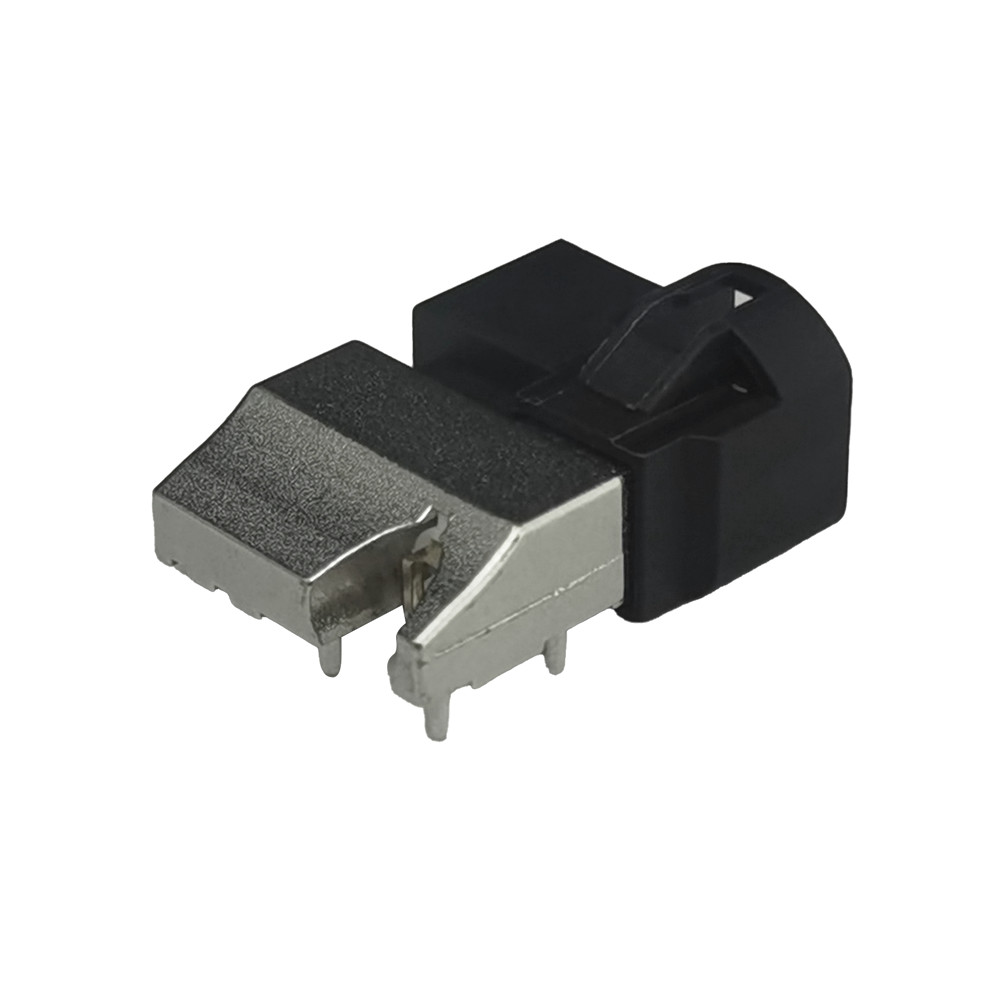 Right Angle FAKRA HSD Connector 4+4 Pin For Automotive LVDS Cameras
