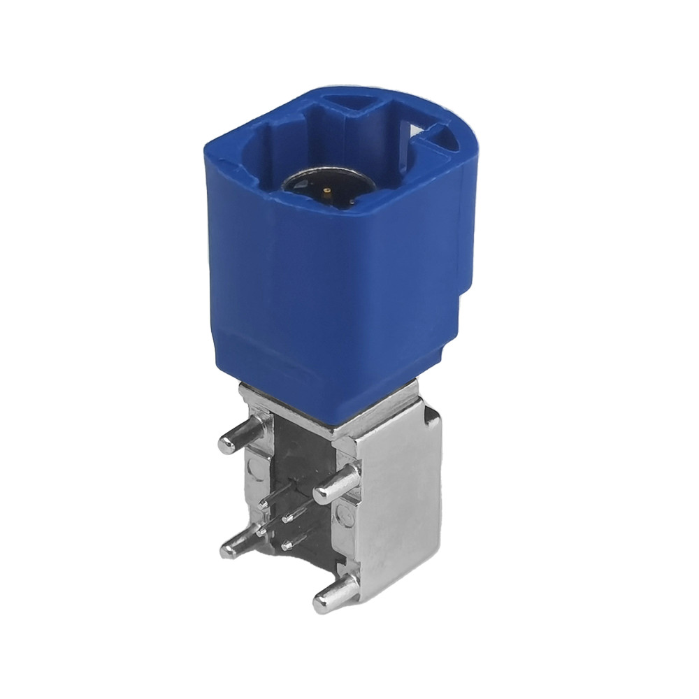 FAKRA HSD LVDS 4Pin Connector For Car Radio Controlled Parking Heating