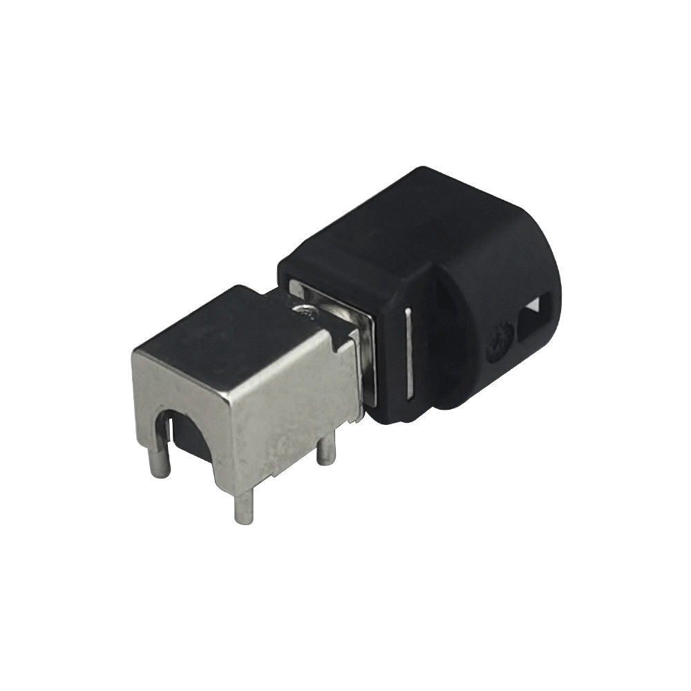 FAKRA HSD LVDS 4 Pin Connector Right Angle Type For GPS Antenna