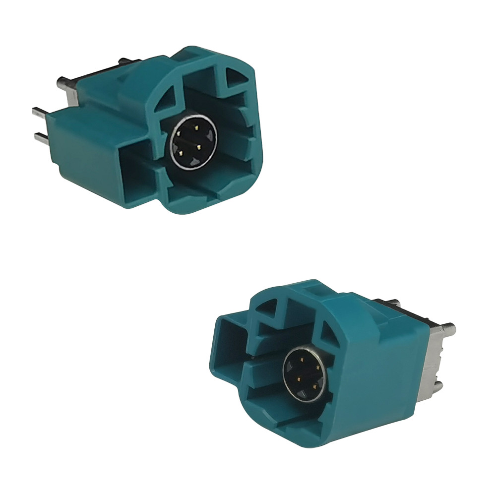 Straight Type FAKRA HSD Connector PCB Mount For Car Digital ...