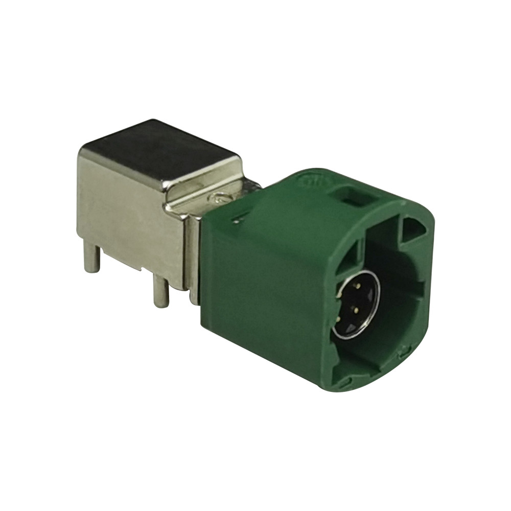 FAKRA HSD LVDS PCB Mount RF Connector For GPS Telematics Or Navigation