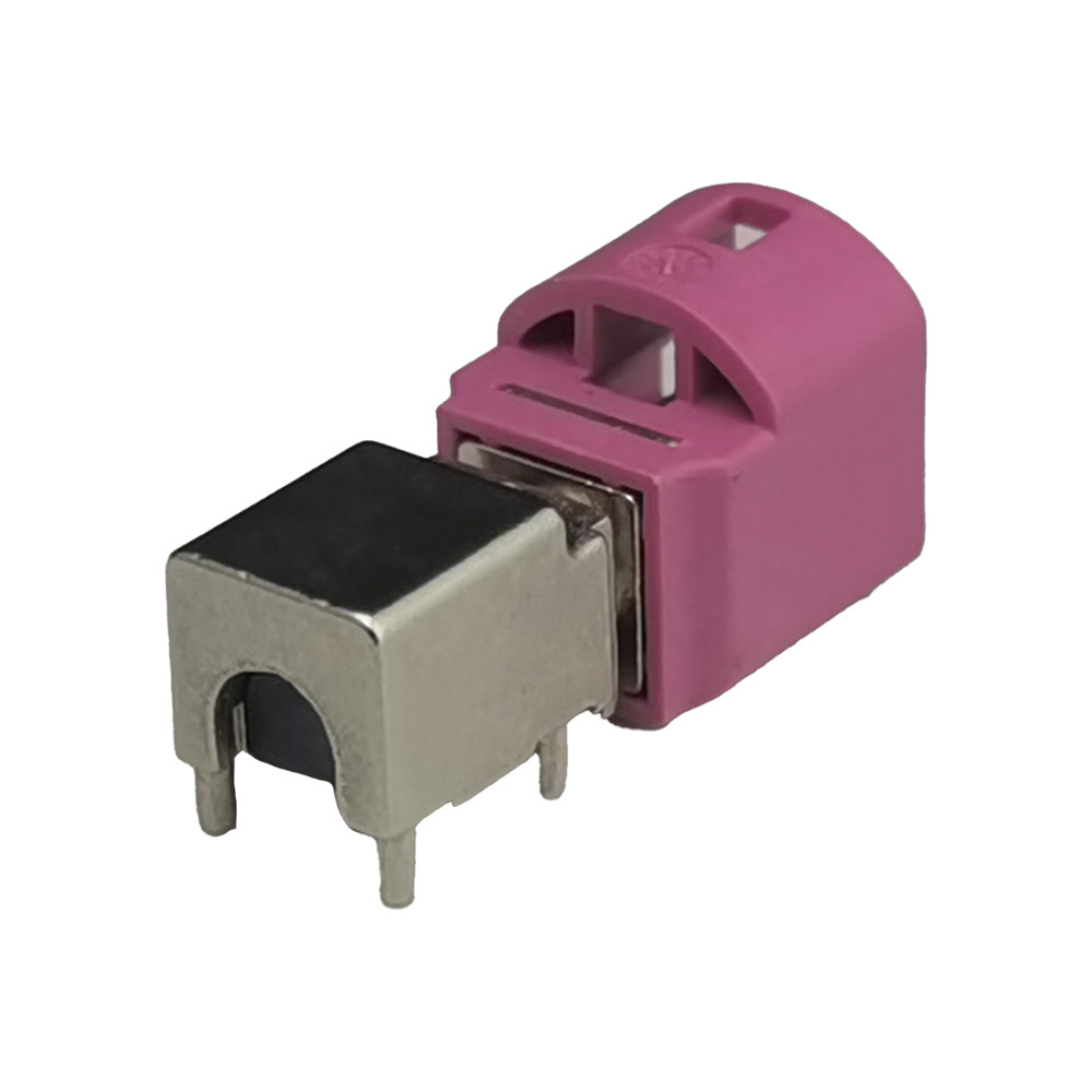 FAKRA HSD LVDS 4Pin PCB Mount RF Connector For Vehicle GSM Signal ...