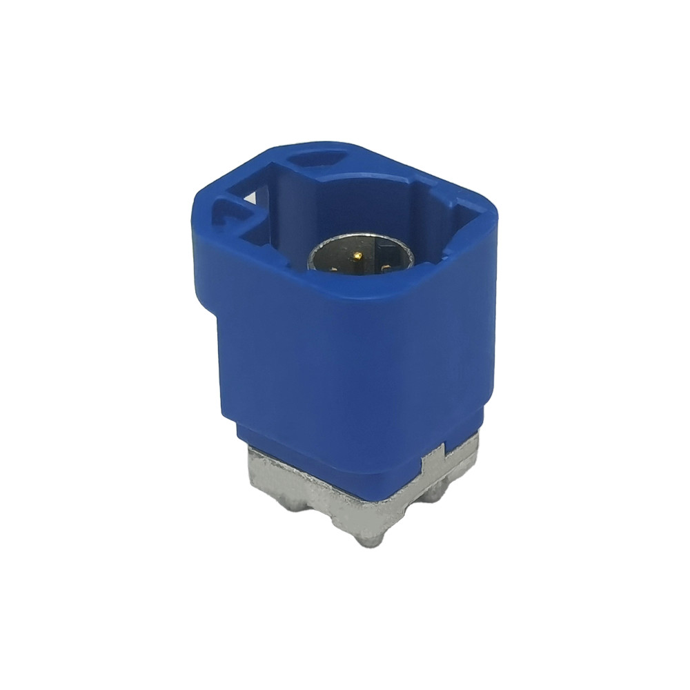 FAKRA HSD LVDS 4Pin PCB Mount 4 Contact Pin Connector For Car Radio