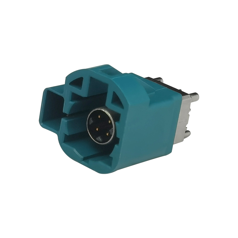 FAKRA HSD Connector 4+2Pin Z Code Straight Type PCB Mount Connector