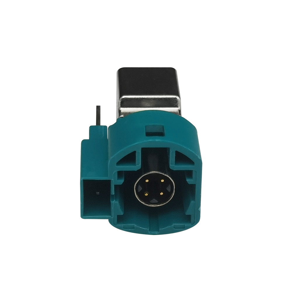 FAKRA HSD Connector Right Angle Type PCB Mount 4+2Pin Z Code Connector