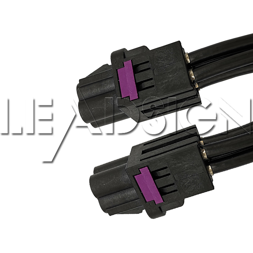 Automotive FAKRA Coaxial Cable A-Type HFM Connectors 4 Pin Cable Assembly