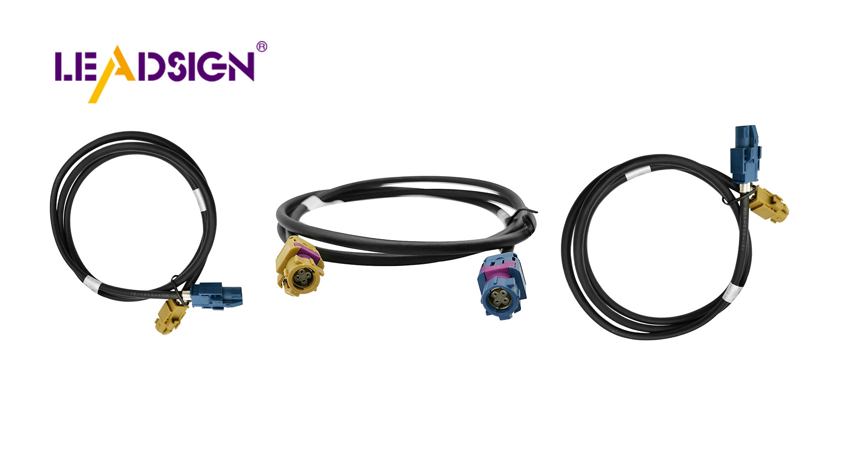 HSD LVDS Cable 4pin C to K Code for Automotive Camera Video Cable